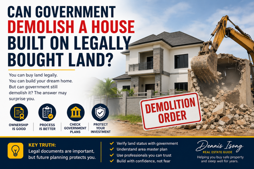 Can Government Demolish A House Built On Legally Bought Land? | Real ...